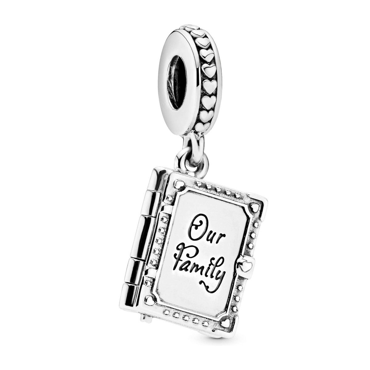 Charm colgante "Our family" book - CocoLiso